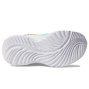 Skechers Kids Girls Dreamy Dancer-Ultra Rainbow Sneaker, Lavender/Multi, 2 Little Kid