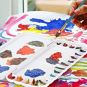 Mr. Pen- Airtight Watercolor Palette, 18 Wells and 2 Mixing Areas, Watercolor Palette with Lid, Watercolor Palette, Paint Pallet with Lid, Empty Watercolor Palette, Paint Palette, Folding Paint Tray.