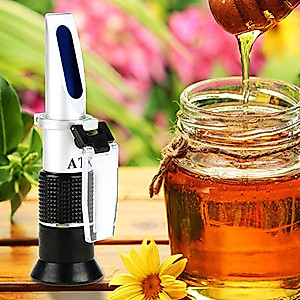 Hilitand Honey Refractometer Professional Brix Refractometer Kit 58-90% Accurate Honey Sugar Tester Meter