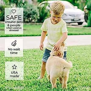 Wondercide - Flea and Tick Spray Concentrate for Yard and Garden with Natural Essential Oils – Kill, Control, Prevent, Fleas, Ticks, Mosquitoes and Insects - Safe Around Pets, Plants, Kids - 16 oz