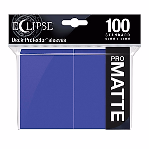 Ultra Pro E-15622 Eclipse Standard Matte Sleeves 100 Pack-Royal Purple