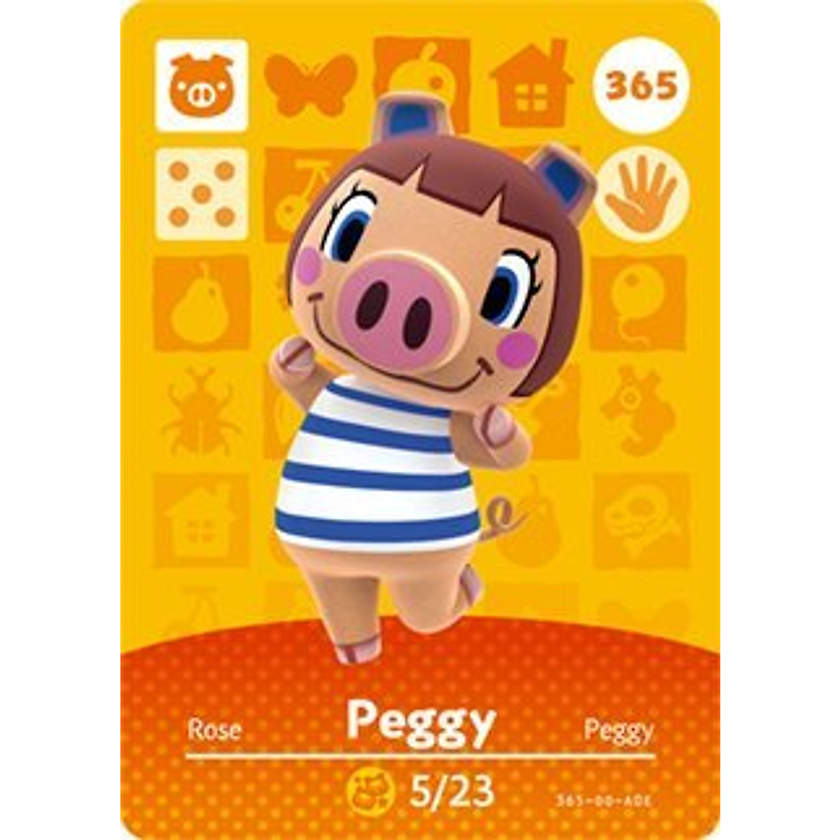Peggy - Nintendo Animal Crossing Happy Home Designer Series 4 Amiibo Card - 365