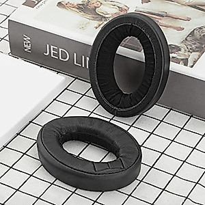 Geekria QuickFit Replacement Ear Pads for Parrot Zik, ZIk 1.0 Wireless Headphones Ear Cushions, Headset Earpads, Ear Cups Cover Repair Parts (Black)