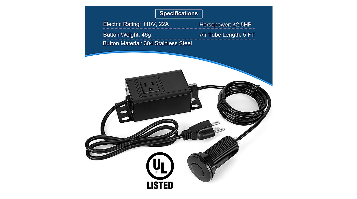 Air Switch Kit for Garbage Disposal | Safe & Easy Use