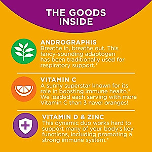 OLLY Ultra Strength Immunity Softgels, Immune and Respiratory Support, Zinc, Vitamin C + D, Supplement, 30 Day Supply - 60 Count