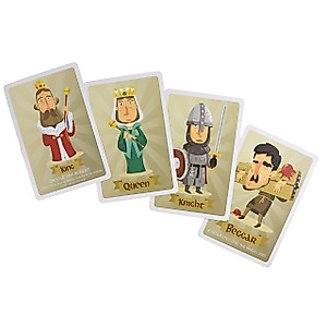 Blue Wasatch Games Rank - A Royally Fun Card Game for Friends and Family Where Someone Can Rise from Beggar and Rule as King