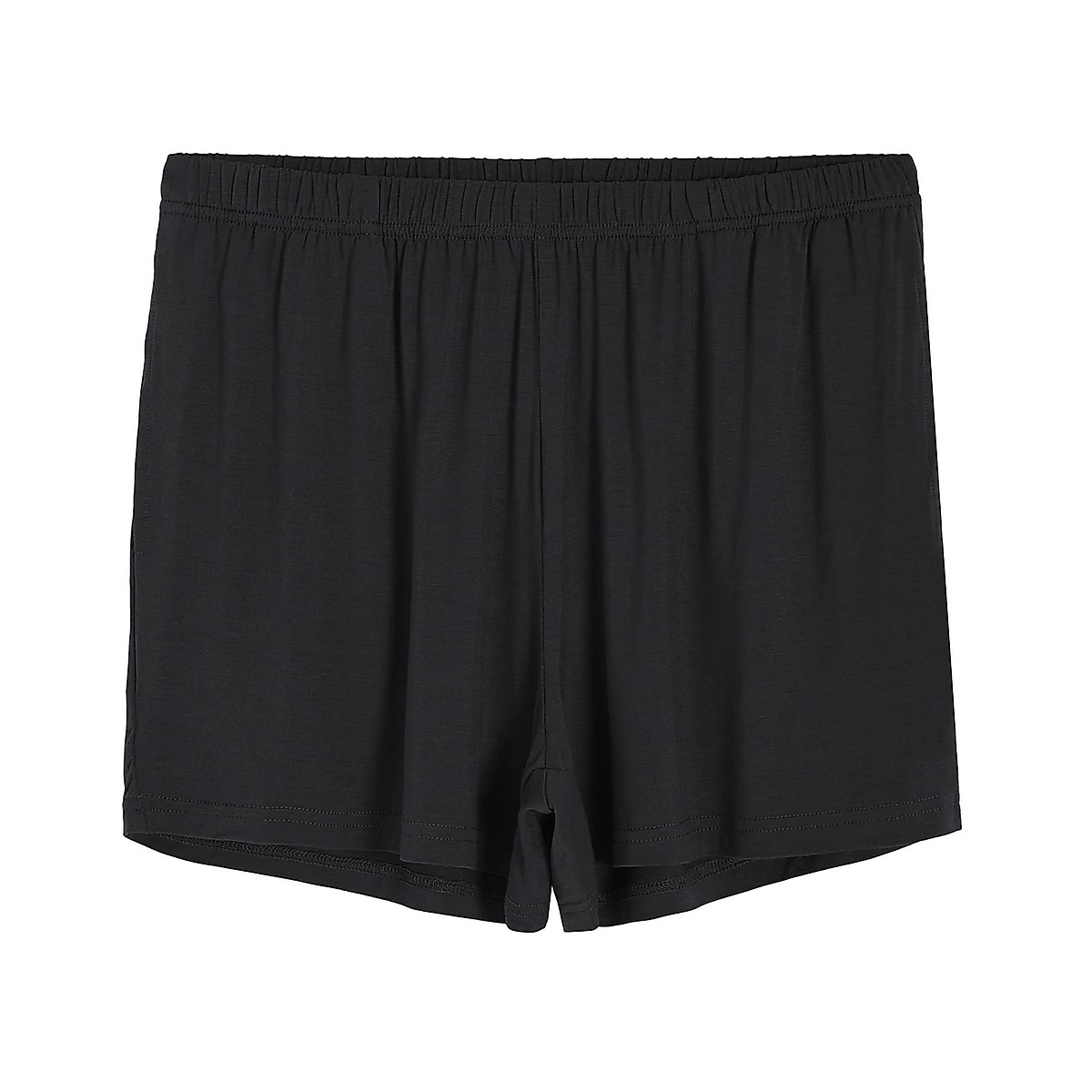 Latuza Women's Soft Viscose Tank Top Shorts Summer Pajamas Set XL Black