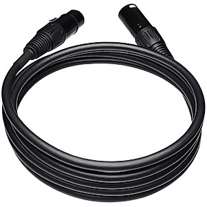 CESS-193-6fx1 Balance 4-Pin XLR Male to 4-Pin XLR Female Extension Cable, Headphone Audio Extension Cable (6 Feet, 1-Pack)