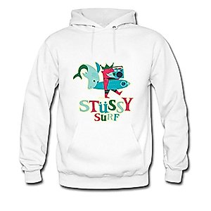 Stussy Logo For womens Printed Sweatshirt Pullover Hoody