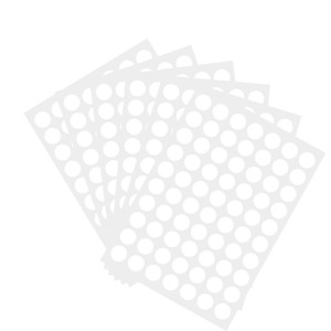 Coding Labels Circle 3/4" Round Color Coding Circle 1050pcs Dot Labels Color-Coding Labels Label Circle Stickers(White)