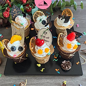 Cake Drum – 10 inch Cake Drum with Smooth Edges –Square Black Sturdy Cake Board for Single Cakes and Muti-Tiered Heavy Cakes –1 Pack– by Dreikanter