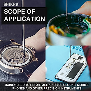 13 Piece Precision Screwdriver Set with Case, Torx, Phillips and Slotted Screwdriver, Magnetic Screwdriver Tool Kit with Magnetizer/Demagnetizer, Non-Slip Grip, for Electronics, Glasses Repair