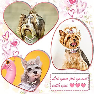 Dog Hair Bows Accessories Puppy Barrettes for Small Dogs Hair Girl Crystal Rhinestone Dog Hair Clips for Chihuahua Yorkie Shih Tzu Dog Tiara Dog Bows Grooming Pet Grooming Products 5 Pack (set of 5)