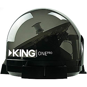 KING KOP4800 One Pro Premium Satellite TV Antenna - Works with Dish, DIRECTV, or Bell (Canada)