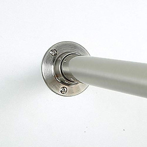1-5/16 in. Heavy-Duty Brushed Nickel Closet Pole Sockets (2-Pack)