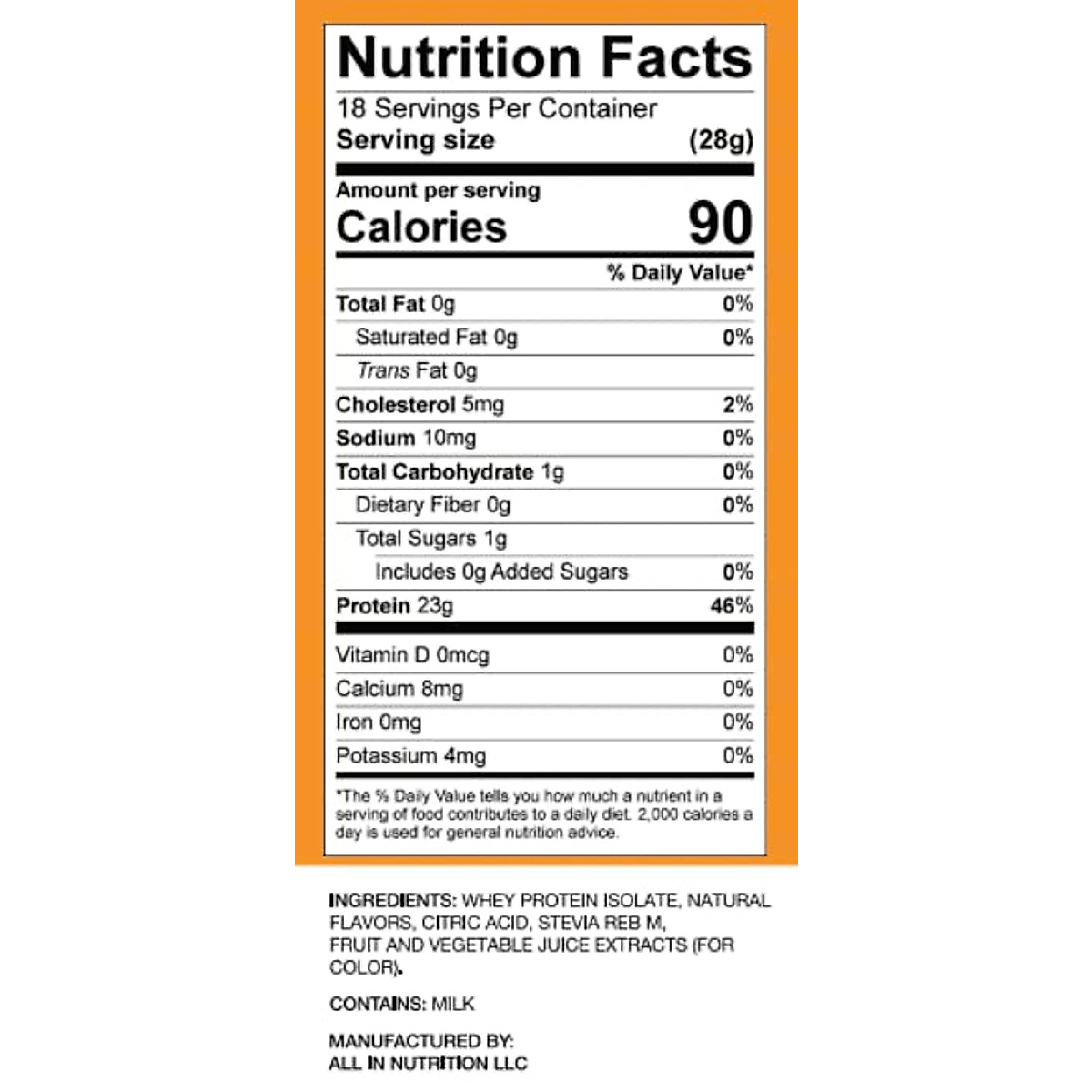 WICKED Protein Powder, Clear Whey Isolate, 23g Protein, 95 Calories, Refreshing Juice, Clean Label Project Certified, Gluten Free, Post Workout Recovery, Protein for Women and Men (Tropical Punch)