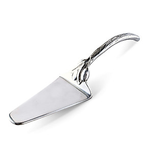 Arthur Court Sand-Cast Aluminum Handle, Extra Large Pizza Pie Server, Olive Pattern 14 inch Long