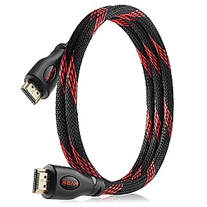 BAM 3 Pack High Speed 4K HDMI Cables - 3' Long