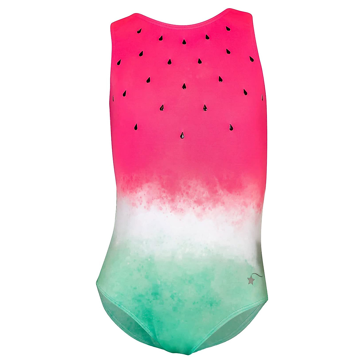Destira Gymnastics Leotards for Girls, One in a Melon, Super Soft Leotards with Matching Scrunchie - Dance, Cheer, Yoga, & More, Child Medium (8)