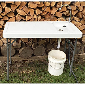 Buffalo Tools FISHTABLE Fish/Game Table W/Faucet