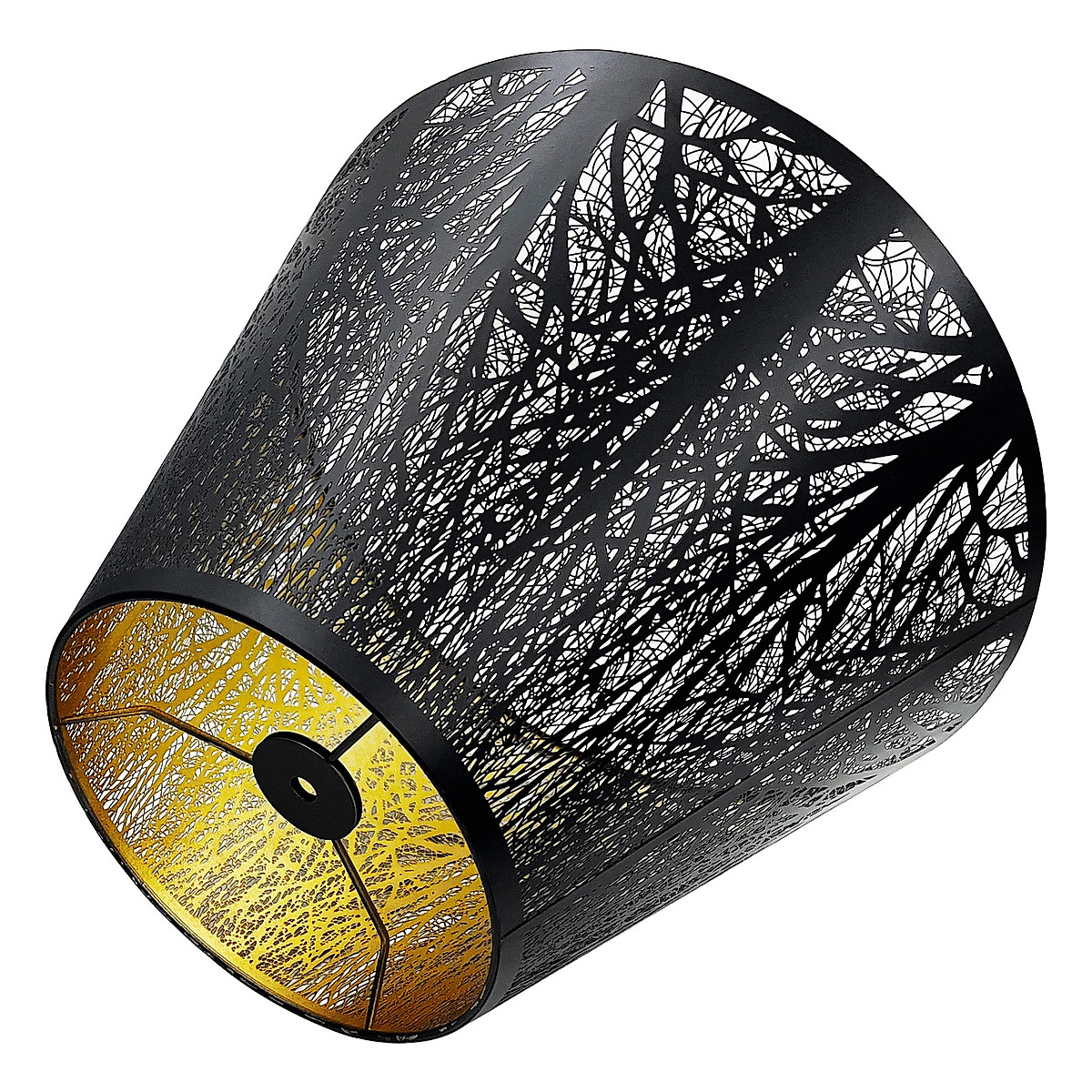 Royxen 2 Pack Metal Lamp Shades Vintage Lampshade for Table Lamp and Floor Light, Cone Trees