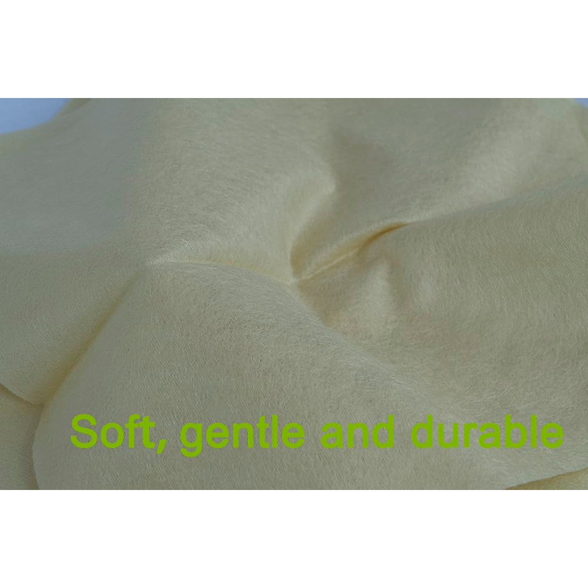 400 Count Careboree Unbleached Dry Baby Wipes Unscented Multi-Purpose Cotton Tissue Small Size