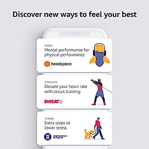 Amazon Halo Band - Medium – Measure how you move, sleep, and sound – Designed with privacy in mind - Black + Onyx