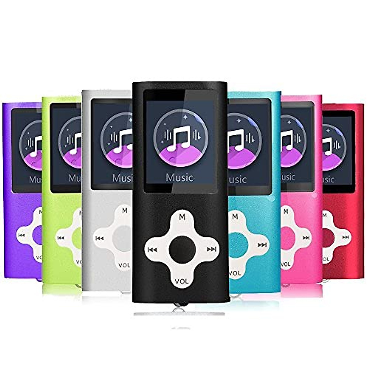 Mp3 Player,Music Player with a 16 GB Memory Card Portable Digital Music Player/Video/Voice Record/FM Radio/E-Book Reader/Photo Viewer/1.8 LCD