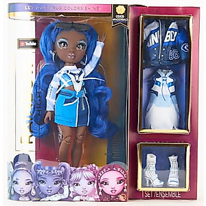 Rainbow High Coco Vanderbalt- Cobalt Blue Fashion Doll. 2 Designer Outfits to Mix & Match with Accessories, Great Gift for Kids 6-12 Years Old and Collectors