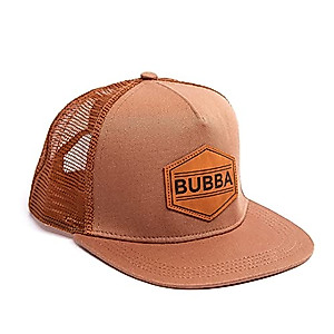 Toddler Hat - Toddler Boy Easter Outfit - Toddler Boy Snap Back - Toddler Baseball Hat - Baby Bubba Trucker Cap - Infant Newborn Youth Flat Brim Patch Sun Hat for Summer Winter - by Knuckleheads