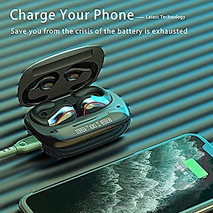 ESSONIO Open Ear Headphones air Conduction Headphones Bluetooth Workout Headphones Open Ear Earbuds for Sports Running Headphones Exercise Around Ear