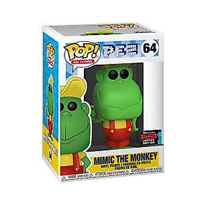 Funko 43229 Pop Ad Icons: Pez - Mimic Monkey, Green, Shop Exclusive, Multicolor