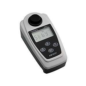 AMTAST Portable Turbidity Meter Kit Handheld Turbidity Tester with Carrying Case, Range: 0-19.99, 20.0-199.9, 200-1000NTU