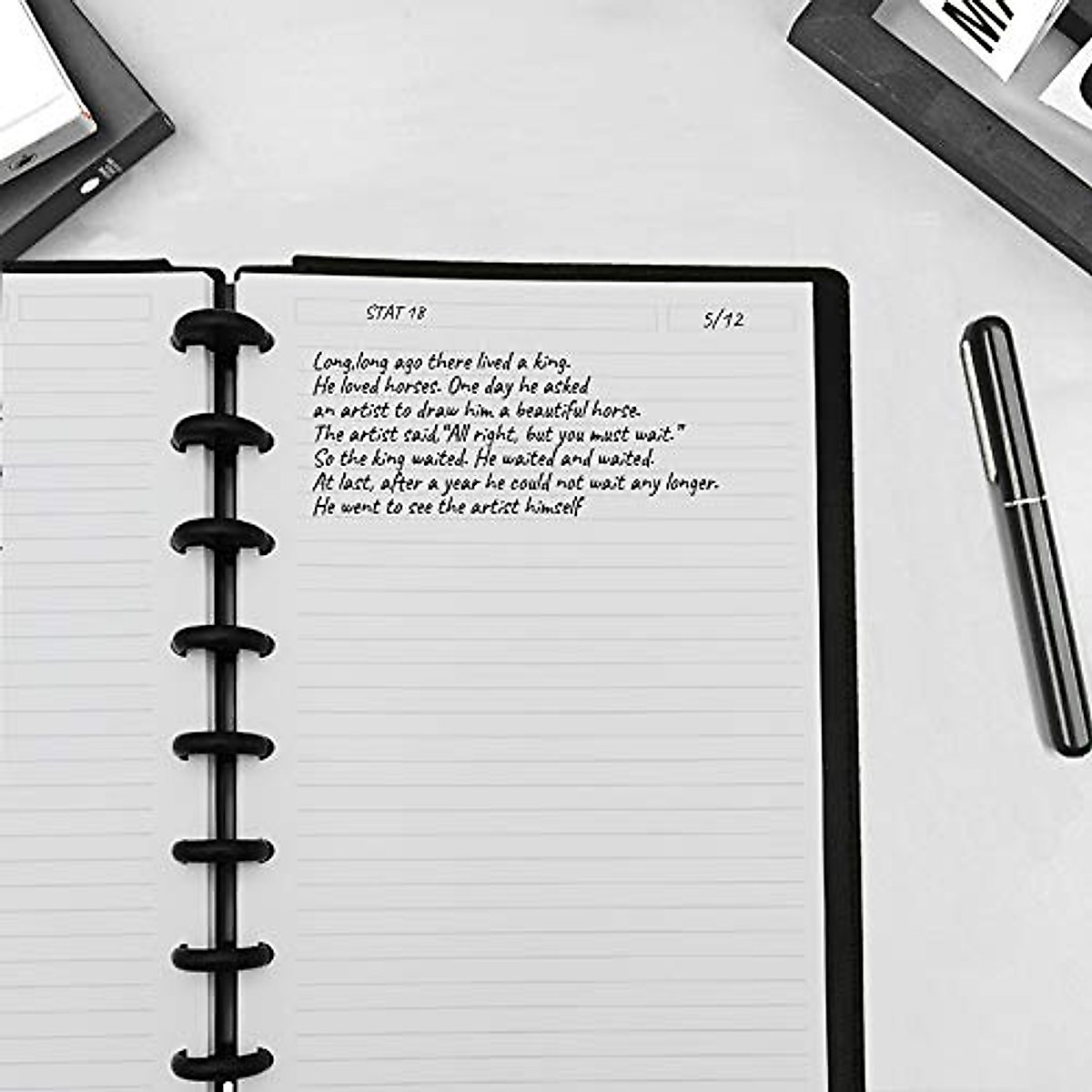 Letter Size Refills Paper, A4 Loose Leaf Paper for TUL Custom Note-Taking System Discbound Notebook Planner Inserts, 100 Sheets/200 Pages, White, 8.5 X 11 Inch