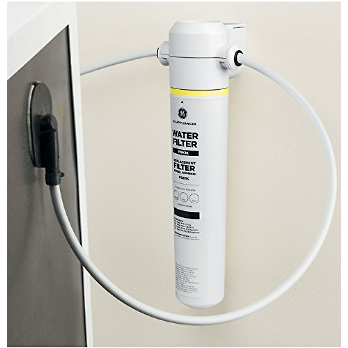 GE FQK1K Under Sink Water Filter | Replacement for Water Filtration System | Easy Install | Reduces Sediment, Rust & Other Impurities from Water | Replace Every 6 Months for Best Results | 1 Filter