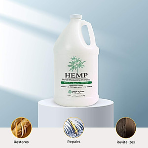 Ginger Lily Farms Botanicals HEMP Herbal Moisturizing Shampoo, Enriched with 100% Pure Natural Hemp Seed Oil, 100% Vegan & Cruelty-Free, 1 Gallon Refill
