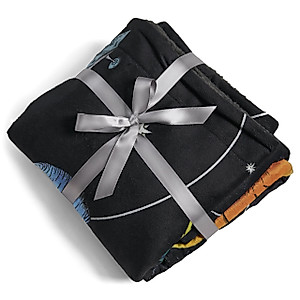 Jaxson's World Outer Space Theme | Minky Fleece Baby Blanket