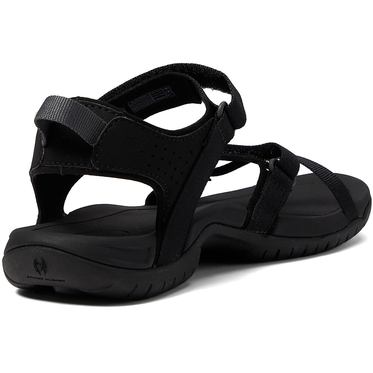Teva Women's Hurricane Drift Sandal, Black/Black, 8