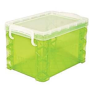 Super Stacker (1) 4 x 6 Inch Index Card Box, Assorted Colors, 1 Box
