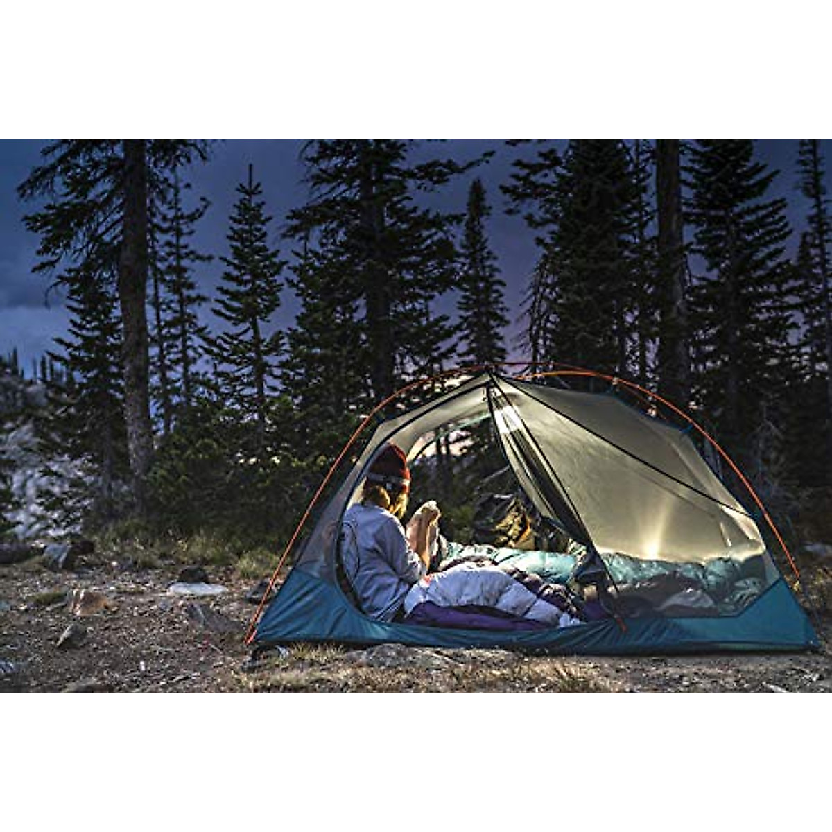 Kelty Dirt Motel Backpacking Shelter with DAC Poles, Lightweight Thru Hiking and Camping Tent, 2 Vestibule Freestanding, 2-Person