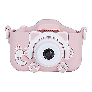 FASJ Shooting Camera, 40MP Kids Camera Intelligent Focusfree for Photography for Birthday Gift(Pink cat)
