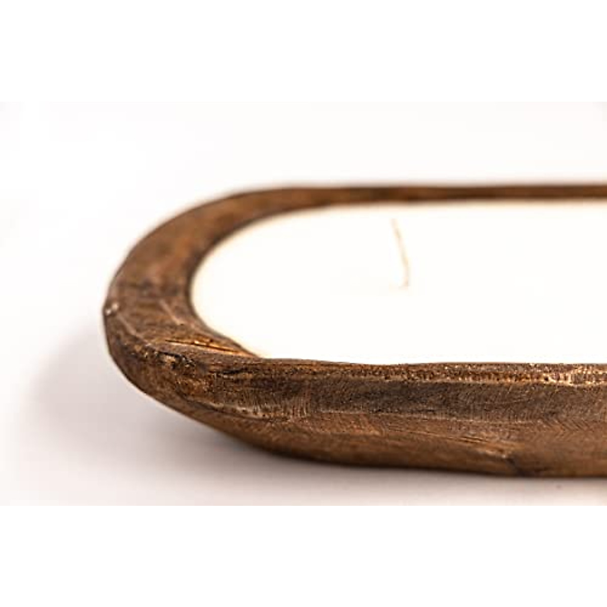 Red Barn Candle Company Wood Dough Bowl Candles | 100% All-Natural Soy Wax & Essential Oil Infused | Pet Safe + Odor Eliminating | Wooden Bread Tray | Centerpiece Farmhouse Decor (Lavender, 7-Wick)