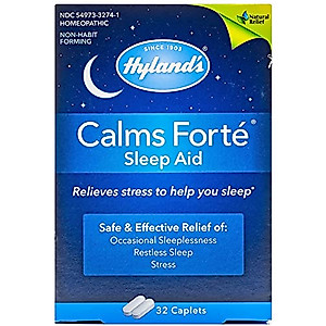 Hyland's Calms Forte Sleep Aid Tablet, 32 Count (2 Pack)