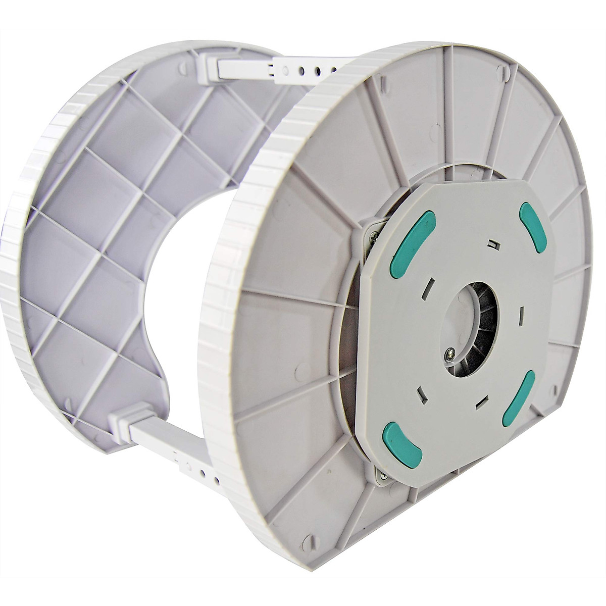 HOME-X Rotating Spice Rack, Lazy Susan Cabinet Organizer, Pantry Rack, Medicine Cabinet Organizer, Rotating Storage, 13" L x 10 ¾" W x 10 ¼” H, White