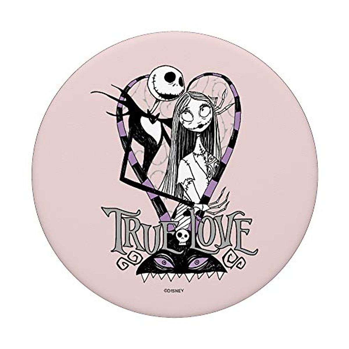 Disney Nightmare Before Christmas Valentines True Love PopSockets Swappable PopGrip