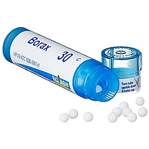 Boiron Homeopathic Medicine Borax, 30C Pellets, 80-Count Tubes (Pack of 5)