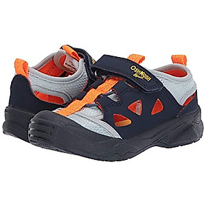 OshKosh B'Gosh Boy's Emon Bump Toe Sandal, Navy, 7 Toddler