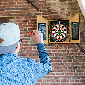 18 inch Magnetic Dart Board Set for Kids, Indoor Outdoor Game Dart Game with 12 Darts, Dartboard Toys Gifts for 6 7 8 9 10 11 12 Year Old Boys