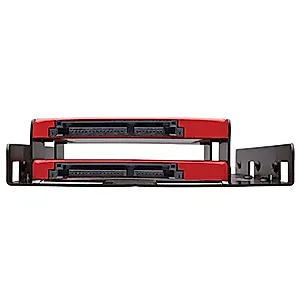Corsair Dual SSD Mounting Bracket (3.5” Internal Drive Bay to 2.5", Easy Installation) Black