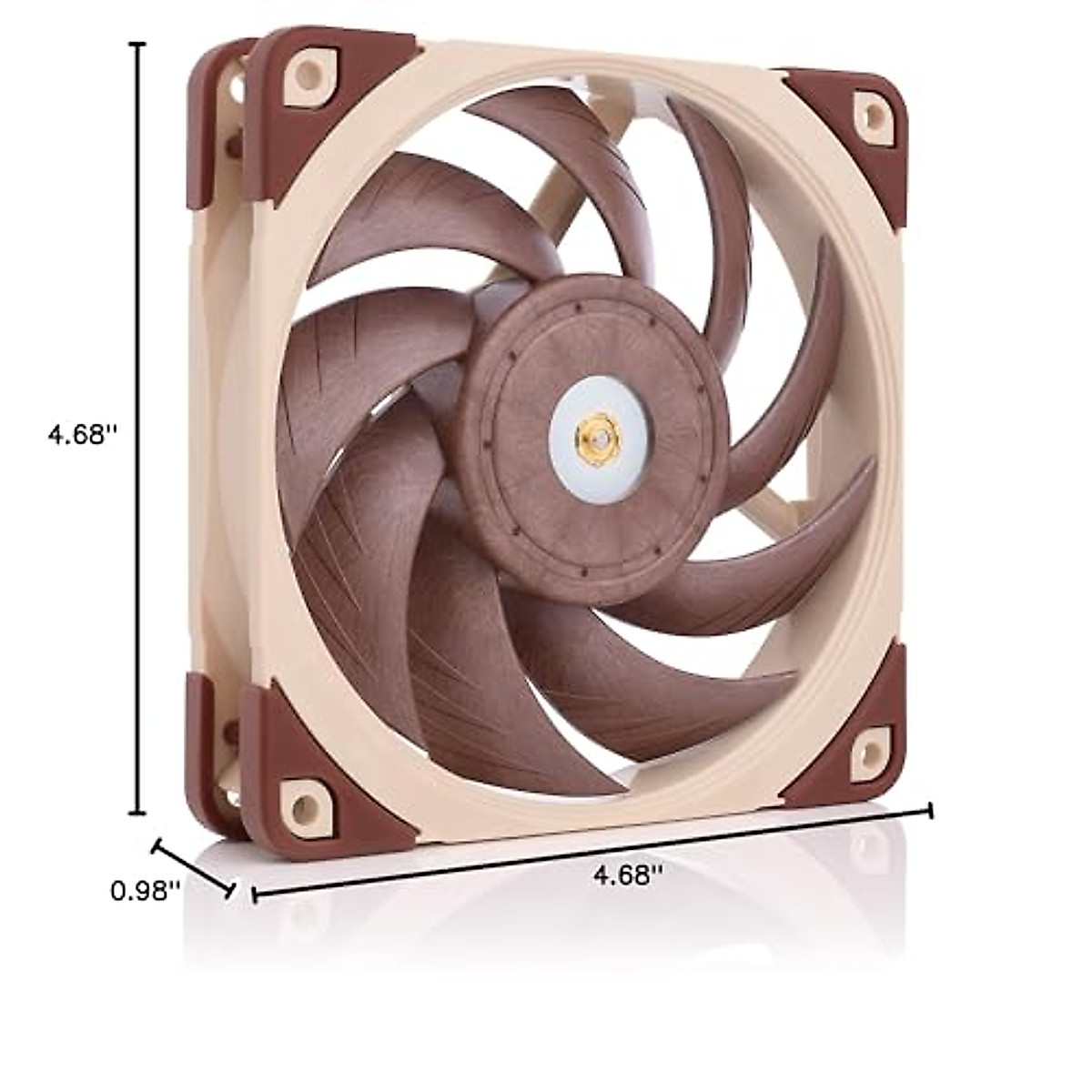 Noctua NF-A12x25 5V PWM, Premium Quiet Fan with USB Power Adaptor Cable, 4-Pin, 5V Version (120mm, Brown)